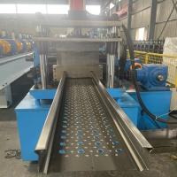China Fully Automatic Scaffold Plank Roll Forming Machine 0-15m/min Speed 595-600mm Width Adjustable for sale