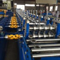 China PLC Control Highway Guardrail W Beam Roll Forming Machine 30KW 380V with 16 Steps and HRC58-62 Rollers for sale