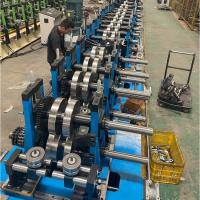 China 40-45m/min Stud Track Roll Forming Machine with Flying Cut Technology for 0.5-1.0mm Galvanized Steel for sale