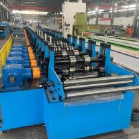 China Galvanized Steel Stud and Track Roll Forming Machine with Servo Following Cut - 45m/min Production Speed, Flying Cut System for sale