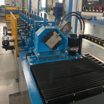 China CE Metal Stud Roll Forming Machine with Flying Punch - 45m/min Speed, 0.5-1.0mm Thickness Capacity for sale