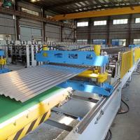 China High Speed Double Layer Metal Sheet Roll Forming Machine 16-17 Roller Stations, 30-40 m/min Production Speed, ±2mm Tolerance for sale