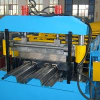 China Floor Decking Roll Forming Machine with 13-18 Stations & PLC Control for Colored Glazed Steel Production for sale