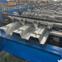 China Floor Decking Roll Forming Machine with 13-18 Stations & PLC Control for Colored Glazed Steel Production for sale