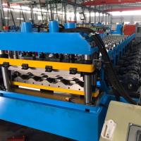 China 220V PLC Control Hydraulic Roll Forming Machine for Steel Glazed Tiles - 0.3-0.8mm Thickness, 10-25m/min Speed for sale