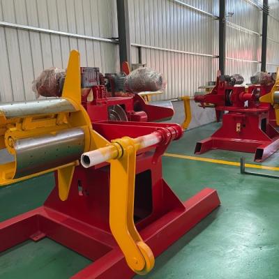 China 15T 10T 8T 5T Hydraulic Automatic Decoiler Machine with 1250mm Feeding Width and Digital Display for sale