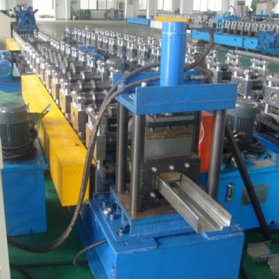 China PLC Control Metal Door Frame Making Machine 20 Stands with Cr12Mov Blades for Industrial Manufacturing for sale