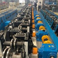 China High-Speed Automatic C Channel Purlin Roll Forming Machine 100-300mm Profile, 1.5-3.0mm Thickness, 0-30m/min Speed for sale