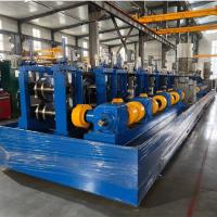 China Interchangeable CZ Purlin Roll Forming Machine 30 m/min Speed with 26 Forming Stations for Steel Structures for sale