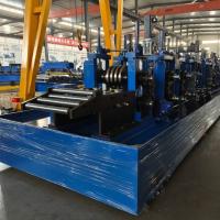 China Interchangeable CZ Purlin Roll Forming Machine 30 m/min Speed with 26 Forming Stations for Steel Structures for sale