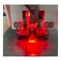 China CCD Hole Punching Machine for Stainless Steel Nameplates for sale