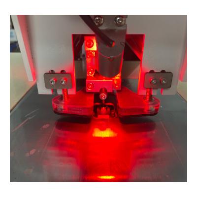 China CCD Hole Punching Machine for Stainless Steel Nameplates for sale