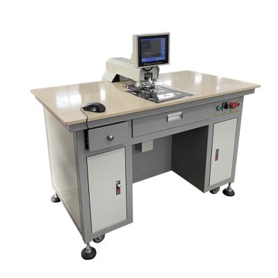 China Semi-auto CCD Target Hole Punching Machine PET/PC/PVC/IML/IMD Nameplates for sale