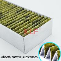 China Wholesale Customized Size Activated Carbon Car Cabin Filter with 99% Efficiency and HEPA Filter Construction for sale