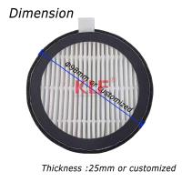 China Activated Carbon Double Filtration HEPA Filter with 99.99% Efficiency for Air Purifiers for sale