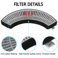 China H13 Carbon Cloth Air Purifier Replacement Filter for Pet Dander Absorption with Custom Size Options for sale