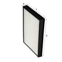 China Custom Size HEPA Air Purifier Filter with Activated Carbon for Odor Control and Formaldehyde Removal for sale