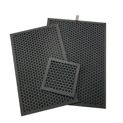 China Customized Granular Honeycomb Plate Activated Carbon Filter for PM2.5 Air Purifier Pre Filter for sale
