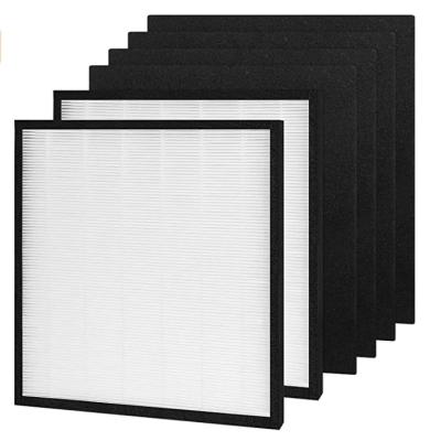 China Customizable Size High-Efficiency HEPA and Activated Carbon Filter for Odor Elimination in Air Purifiers for sale