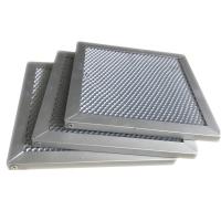 China Customized Size Nano TiO2 Photocatalyst Air Filter with Eco-Friendly Antibacterial Honeycomb Plate Filter for sale