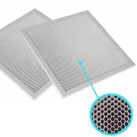 China Eco-Friendly Aluminum Honeycomb Core Photocatalyst Air Filter with High Permeability for Rapid Formaldehyde Removal for sale