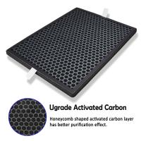China High Efficiency Coating Honeycomb Shaped Eco-Friendly Activated Carbon Air Purifier Replacement Filter for sale