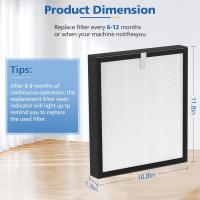 China Custom Size H13 Efficiency HEPA Filter for Air Purifier with PM2.5 Removal for sale