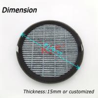 China Round H13 Carbon Fiber Air Purifier Filter 148x15mm Replacement for Dust and Smoke Removal for sale