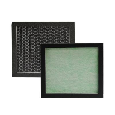 China PP Honeycomb Activated Carbon Air Purifier Filter with G3 Filtration Class for Odor and Smoke Capture for sale