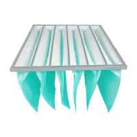 China Glass Fiber Washable Bag Filter with G4-F9 Efficiency for HVAC Systems for sale