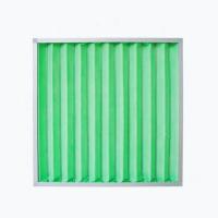 China Pleated Air Filter with MERV 8 Efficiency High Dust Holding Capacity and Customizable Dimensions for HVAC Ventilation for sale