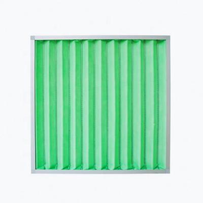 China Pleated Air Filter with MERV 8 Efficiency High Dust Holding Capacity and Customizable Dimensions for HVAC Ventilation for sale