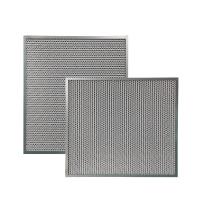 China 99.95% Filtration Efficiency HEPA Pleated Air Filter with Galvanized GI Frame and Double Layer Protective Mesh for sale