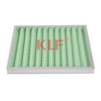 China Washable G3 G4 Efficiency Pleated Panel Air Filter with High Dust Holding Capacity for Commercial and Household Use for sale