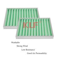 China Washable G3 G4 Efficiency Pleated Panel Air Filter with High Dust Holding Capacity for Commercial and Household Use for sale