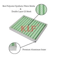 China Washable G3 G4 Efficiency Pleated Panel Air Filter with High Dust Holding Capacity for Commercial and Household Use for sale