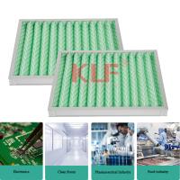 China Washable G3 G4 Efficiency Pleated Panel Air Filter with High Dust Holding Capacity for Commercial and Household Use for sale