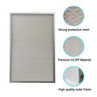 China High Efficiency H13 Glassfiber FFU Replacement Filter 465x695x100mm with 99.99% Filtration for Clean Rooms for sale