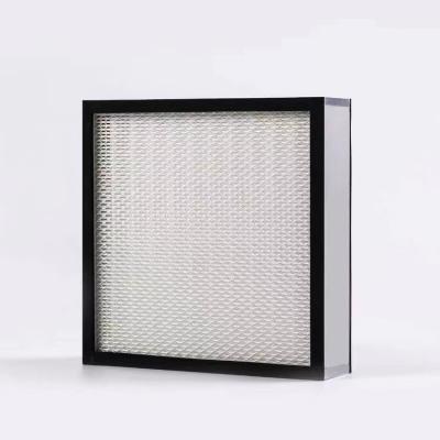 China Mini Pleat HEPA Filter with Aluminium Frame and Antibacterial Glass Fibre Media for Clean Rooms for sale