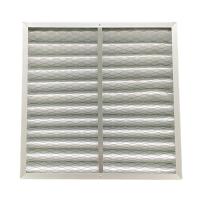 China Deep Primary Efficiency Pleated Panel Furnace G4 Air Filter with Washable Fiber and Aluminum Frame for Rust Prevention for sale