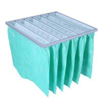 China Wholesale F5-F8 Filtration Grade Aluminum External Frame Medium-Efficiency Dust Removal Bag Filter for HVAC Systems for sale