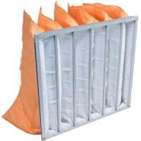 China F5 F6 F7 F8 F9 Efficiency Synthetic Fiber Media Corrosion Resistant Air Filter Bag for HVAC Systems for sale