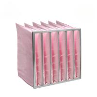 China F5 F6 F7 F8 F9 Efficiency Synthetic Fiber Media Corrosion Resistant Air Filter Bag for HVAC Systems for sale