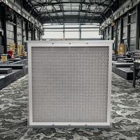 China Aluminum Mesh Air Filter Panel Pre-Filter with Large Air Volume and Low Pressure Drop for sale