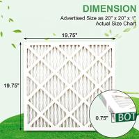 China BOTNA 20x20x1 MERV 14 Pleated Air Filter for HVAC and Furnace Applications for sale