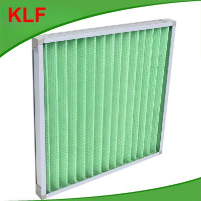 China G4 Pleated Panel Air Filter with Customized Size High Filtration Efficiency and Durable Aluminum Frame for HVAC Systems for sale