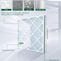 China Customized Pleated HVAC Air Filter MERV 8 10 13 16 High Dust Capacity HEPA Filter for Air Purification for sale