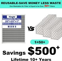 China Washable Electrostatic HVAC Air Filter with MERV8 Rating for Fresher Home and Office Air for sale