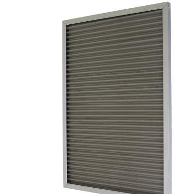 China Customized High Industrial Aluminum Frame Stainless Steel Mesh G2 Efficiency Panel Air Filter for HVAC Systems for sale