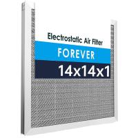 China KLF New Electrostatic Washable Reusable Aluminum Wire Mesh Air Filter MERV 8 for HVAC and Furnace Systems for sale